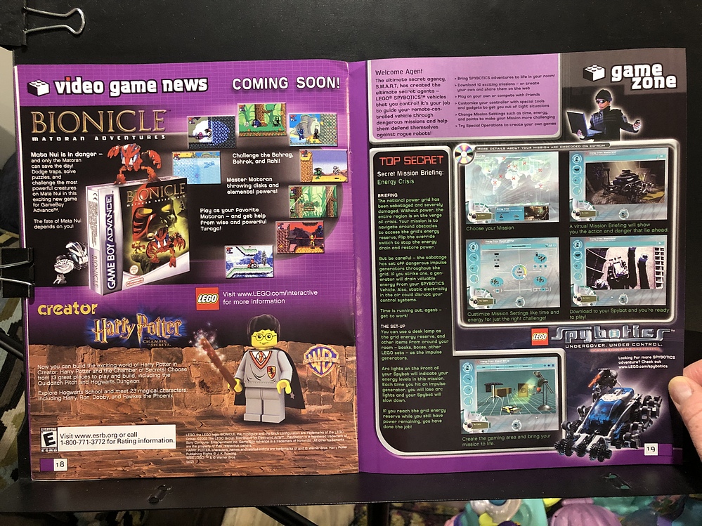 LEGO Magazine - September - October, 2002 - Parry Game Preserve