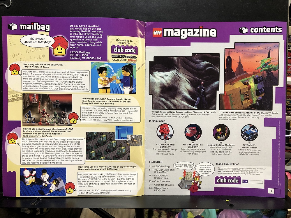 LEGO Magazine - September - October, 2002 - Parry Game Preserve