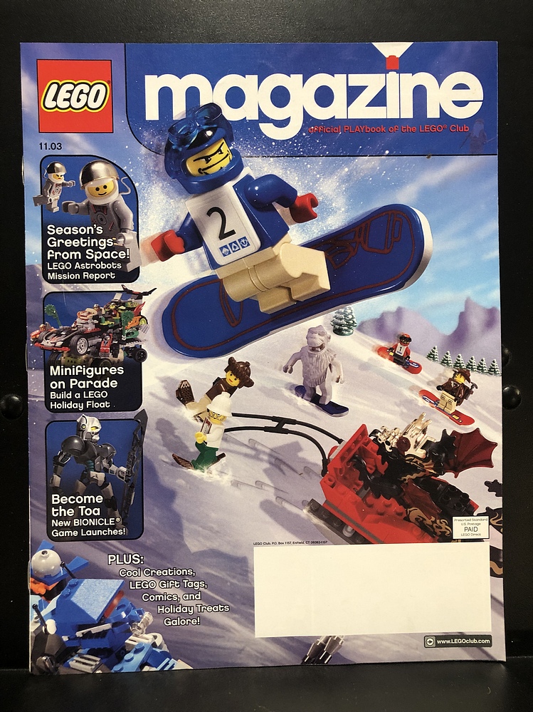 LEGO Magazine - November - December, 2003 - Parry Game Preserve