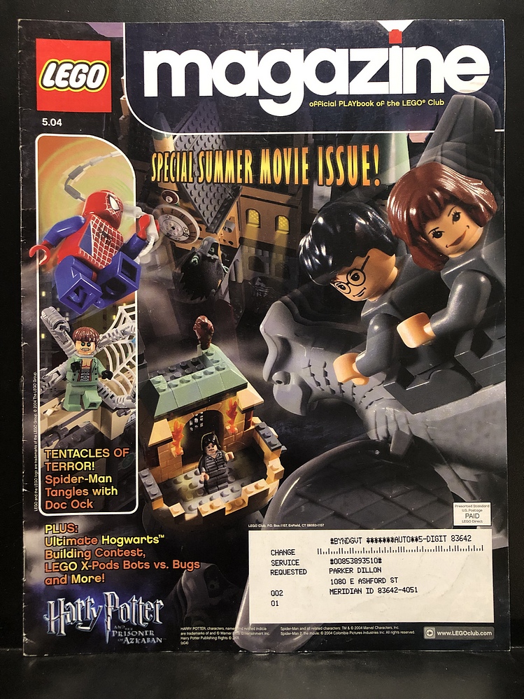 LEGO Magazine - May - June, 2004 - Parry Game Preserve