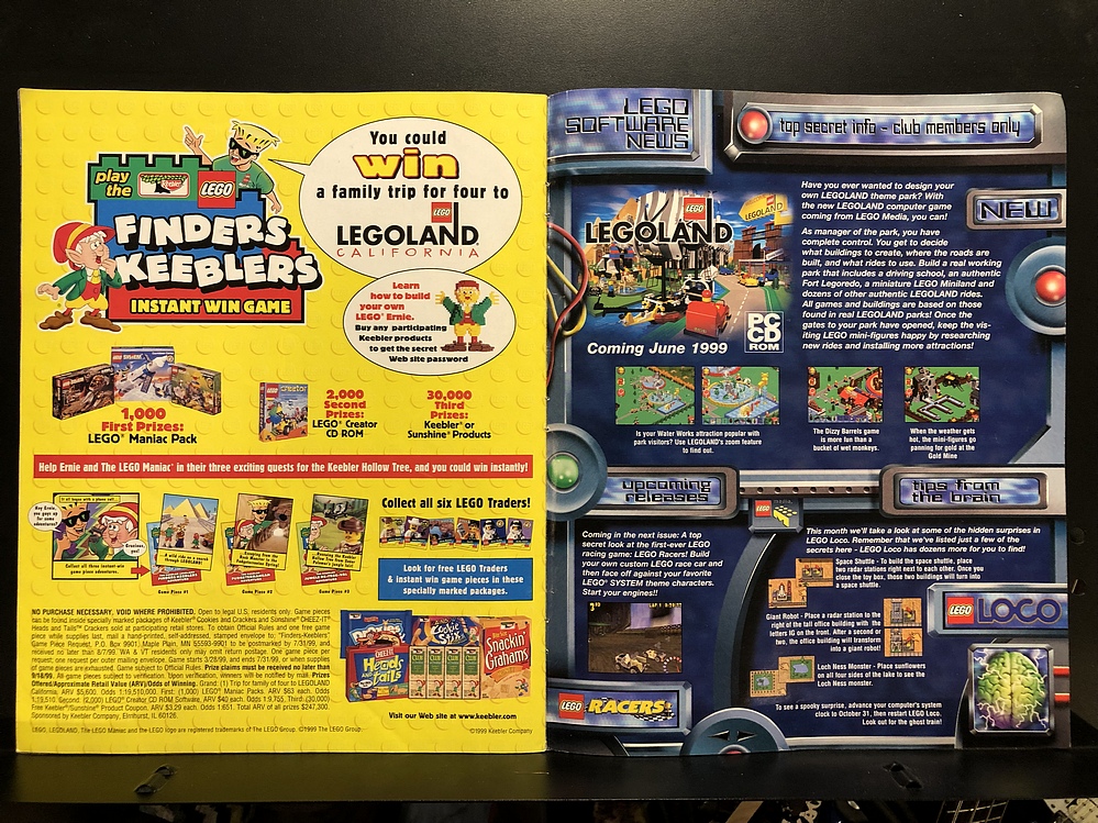 LEGO Mania Magazine - March - April, 1999 - Parry Game Preserve