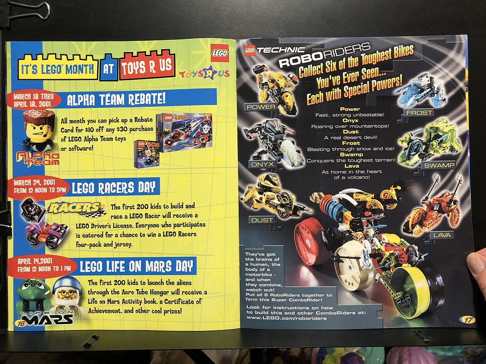 LEGO Mania Magazine - March - April, 2001 - Parry Game Preserve