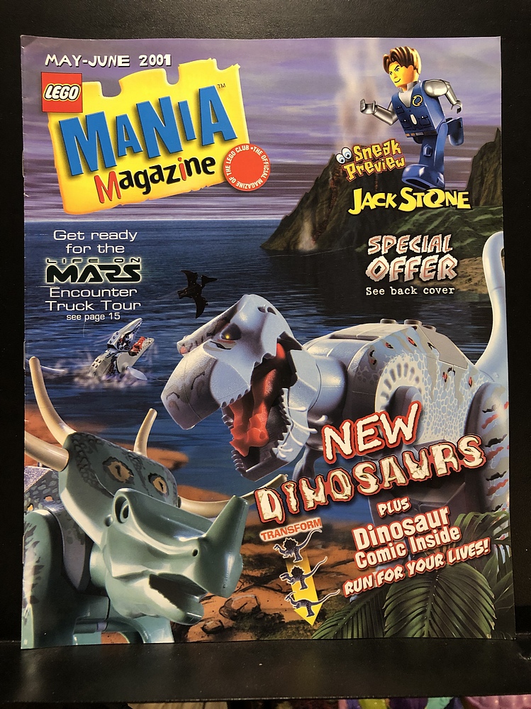 LEGO Mania Magazine - May - June, 2001 - Parry Game Preserve