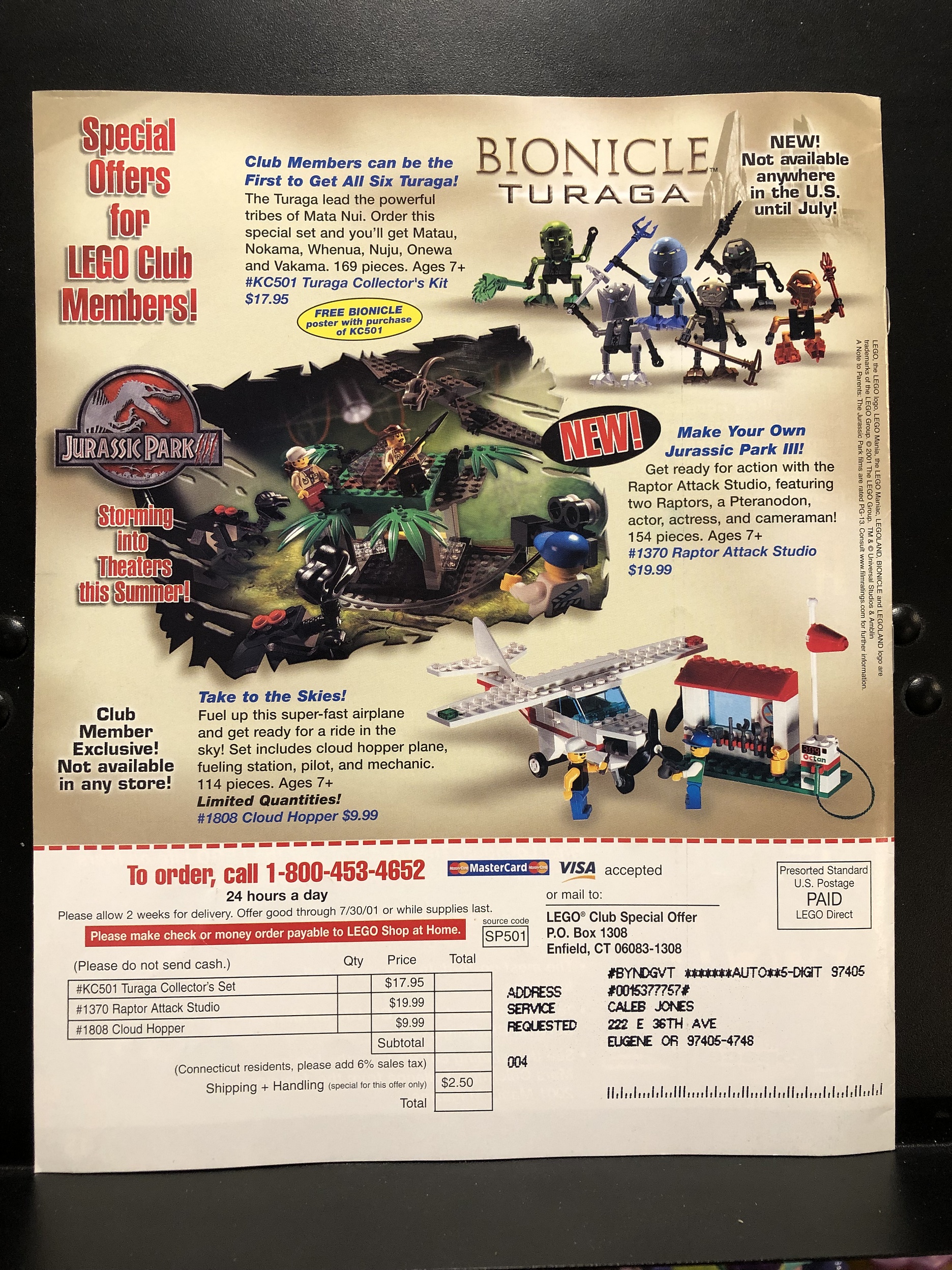 LEGO Mania Magazine - May - June, 2001 - Parry Game Preserve