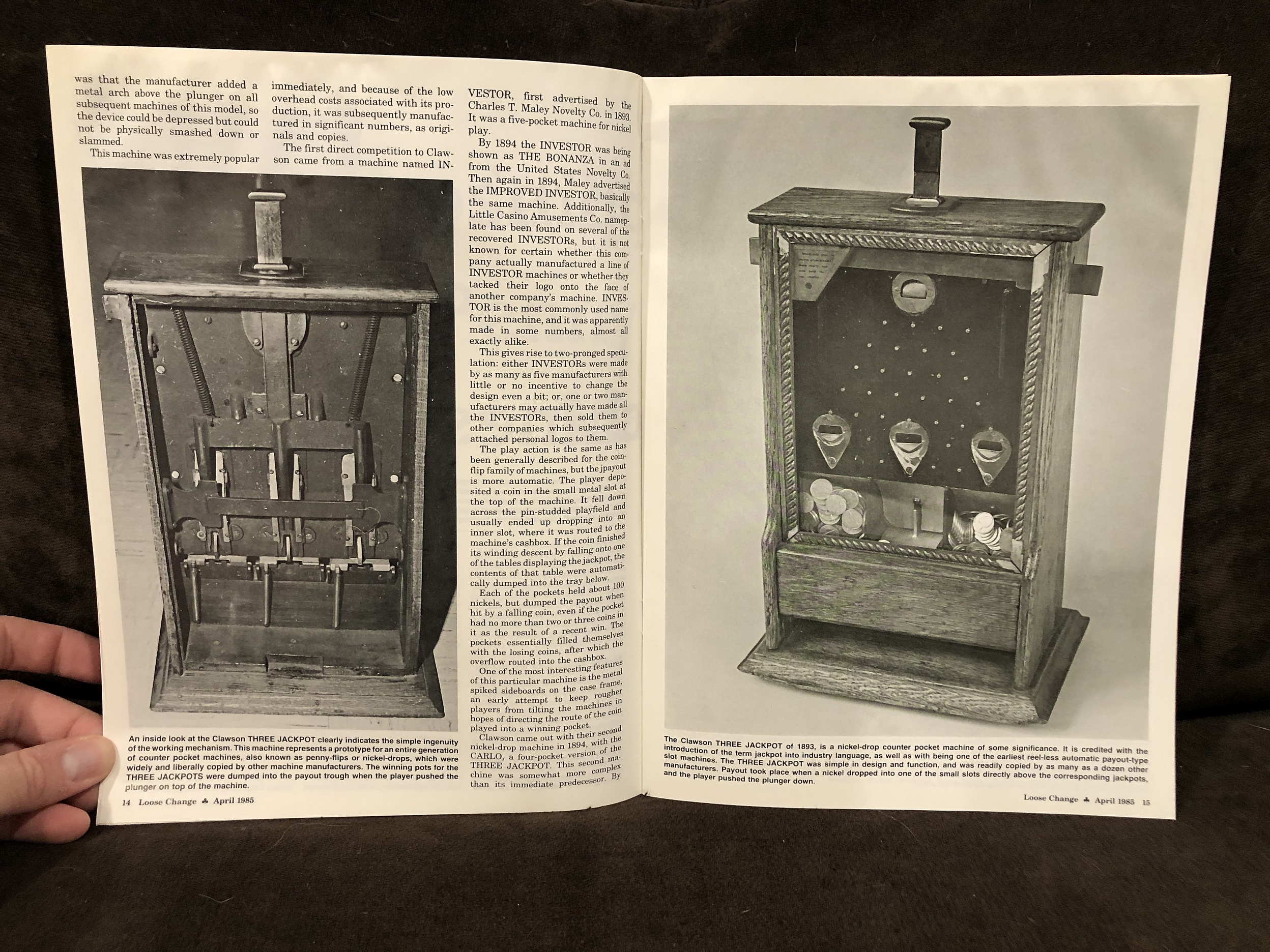 Loose Change - April, 1985 - Parry Game Preserve