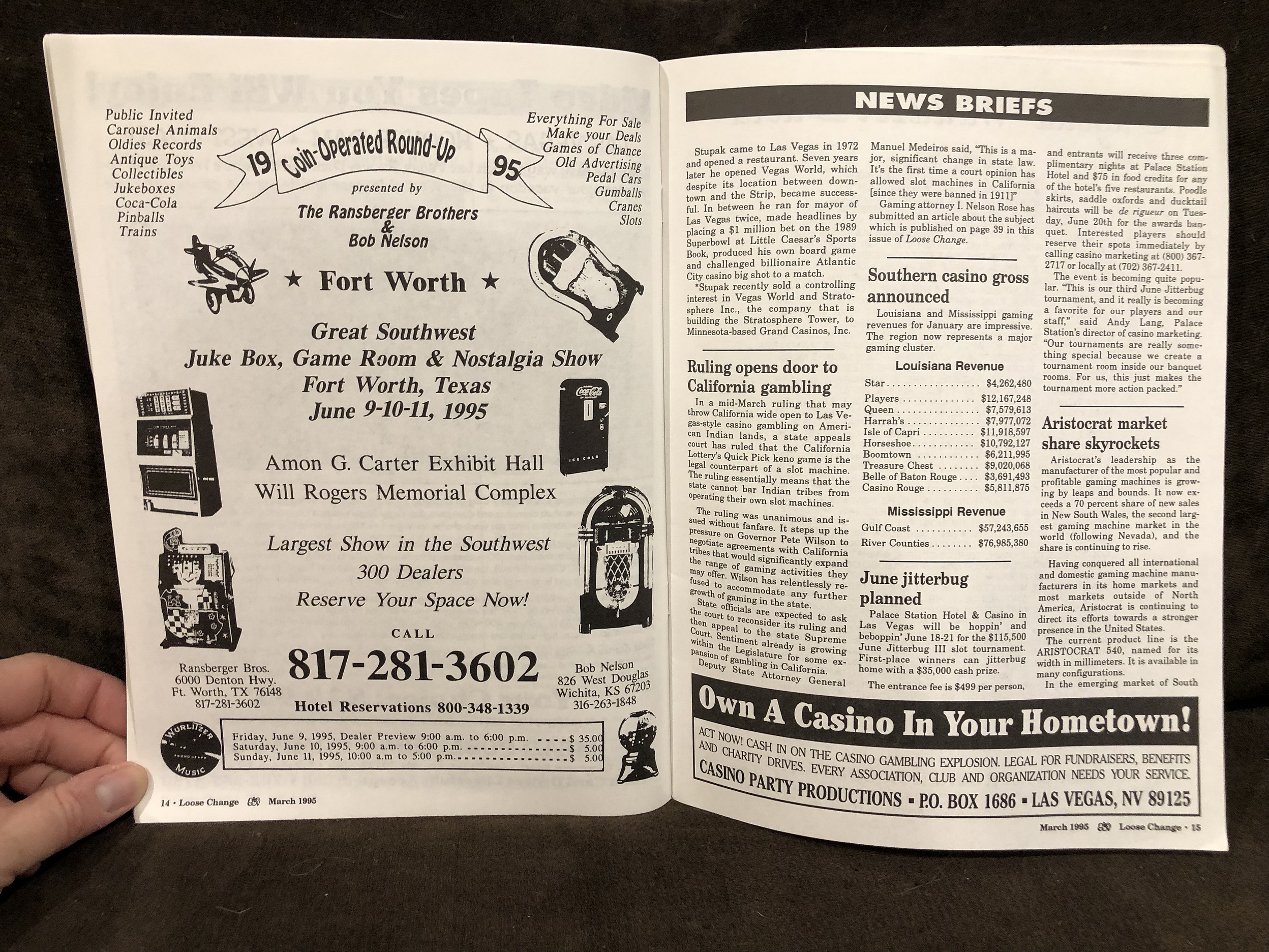 Loose Change - March, 1995 - Parry Game Preserve