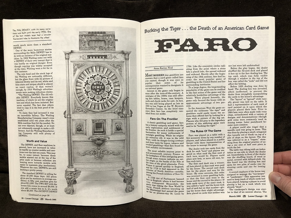 Loose Change - March, 1995 - Parry Game Preserve