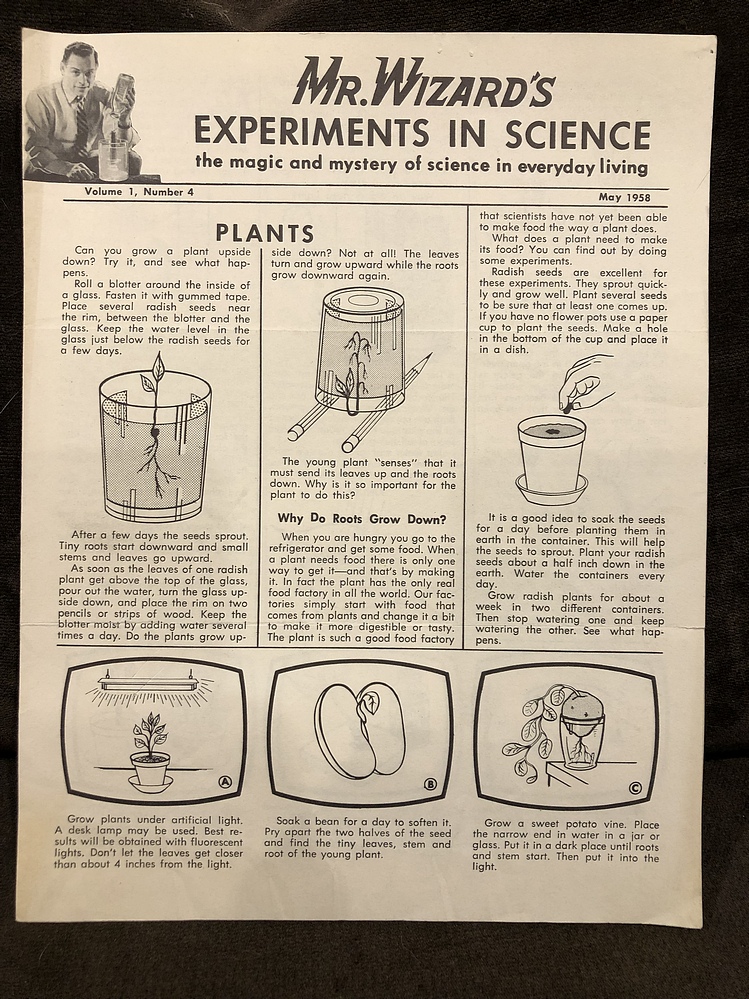 Mr. Wizard's Experiments in Science - May, 1958 - Parry Game Preserve