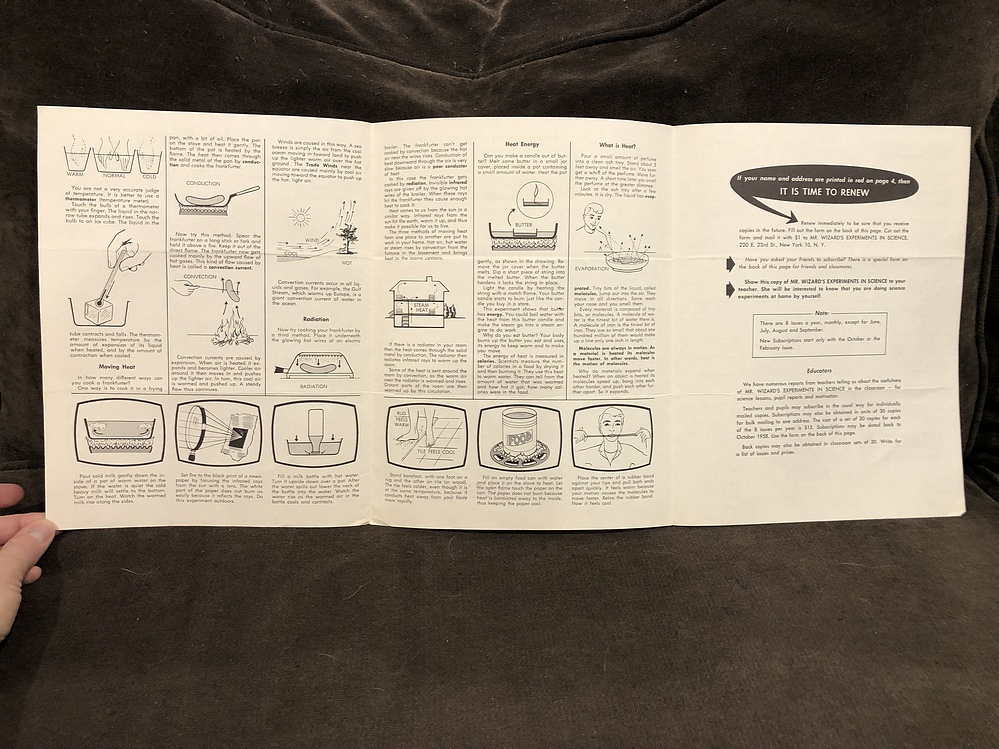 Mr. Wizard's Experiments in Science - January, 1959 - Parry Game Preserve