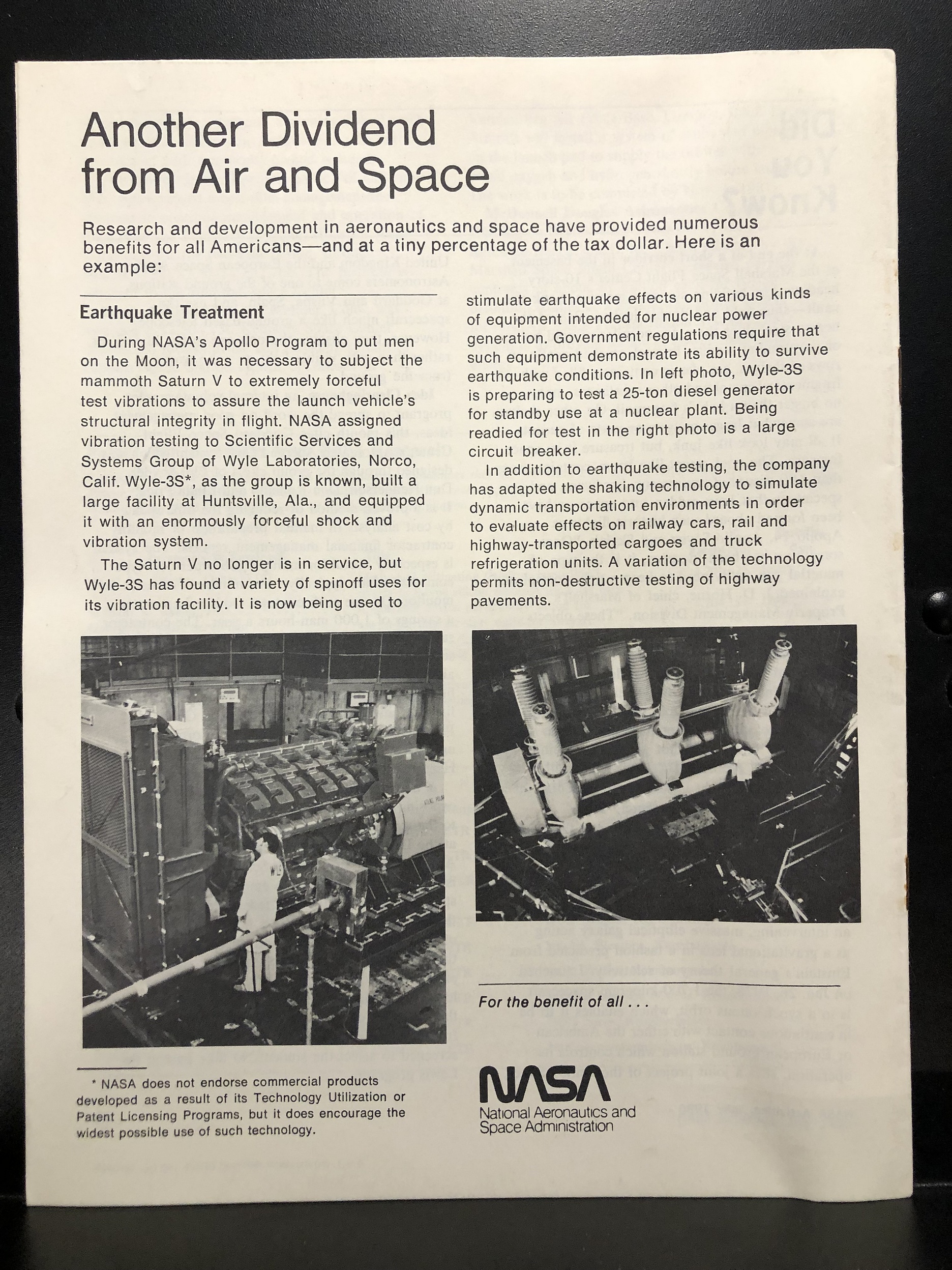 NASA Activities - July, 1980 - Parry Game Preserve