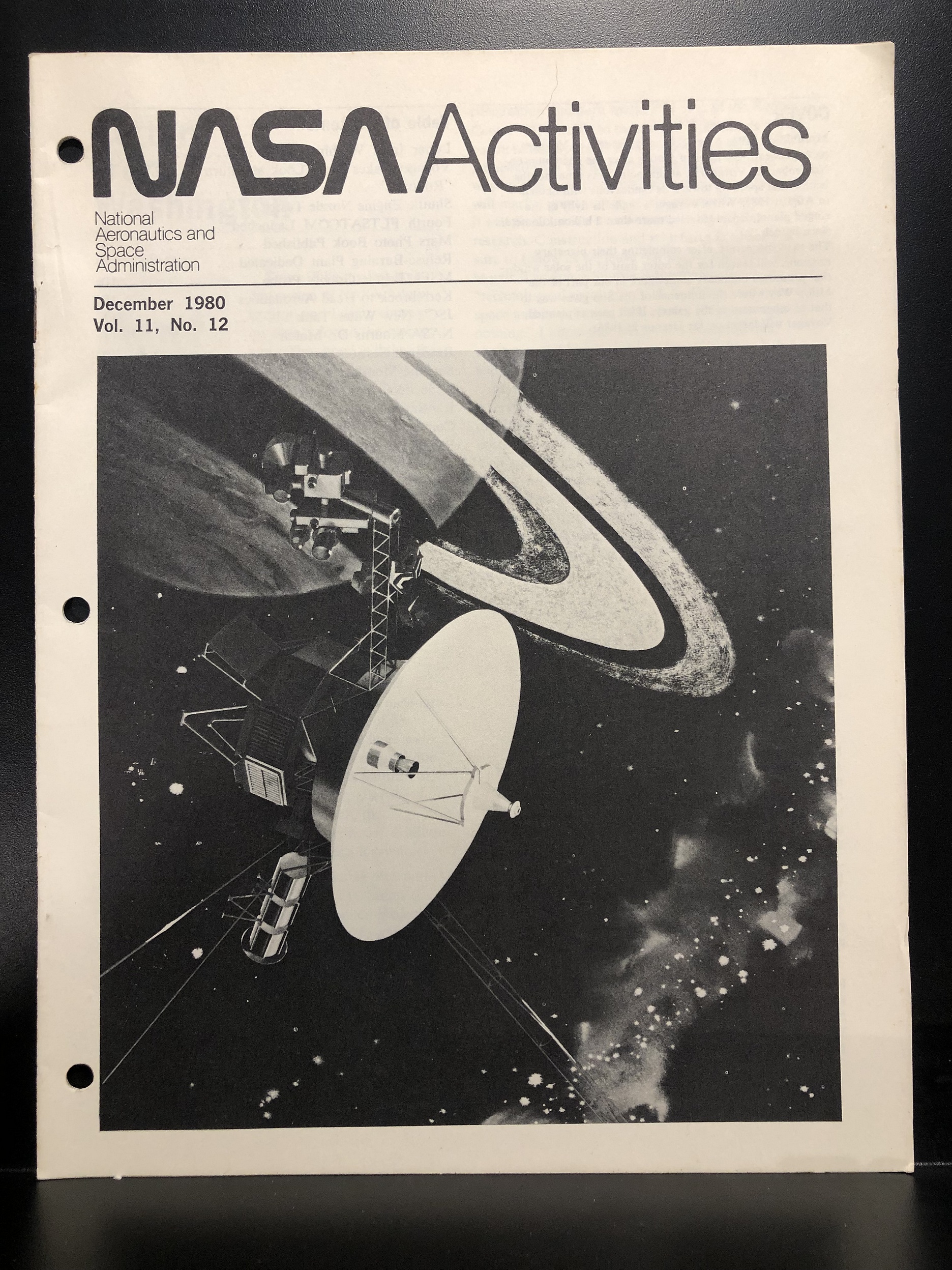 NASA Activities - December, 1980 - Parry Game Preserve