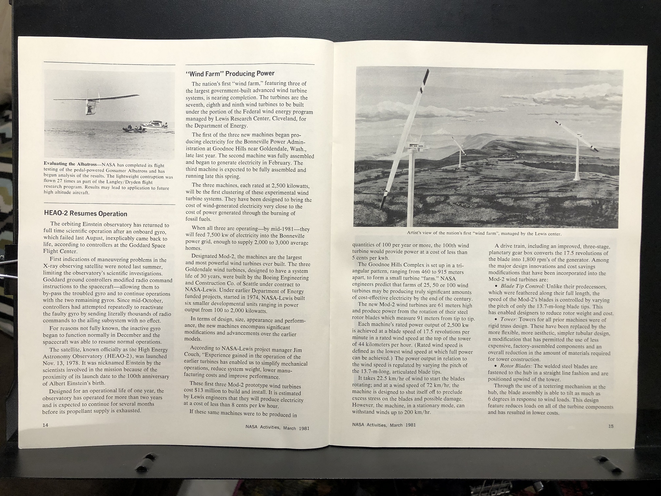 NASA Activities - March, 1981 - Parry Game Preserve