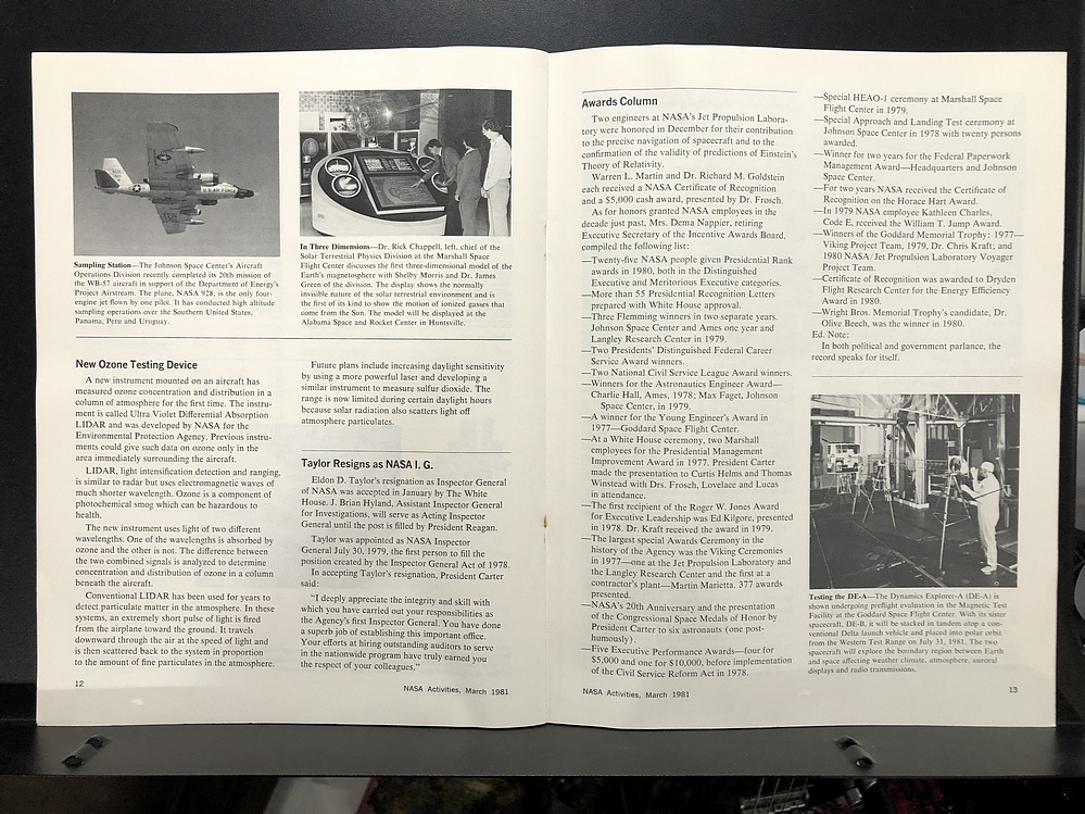 NASA Activities - March, 1981 - Parry Game Preserve