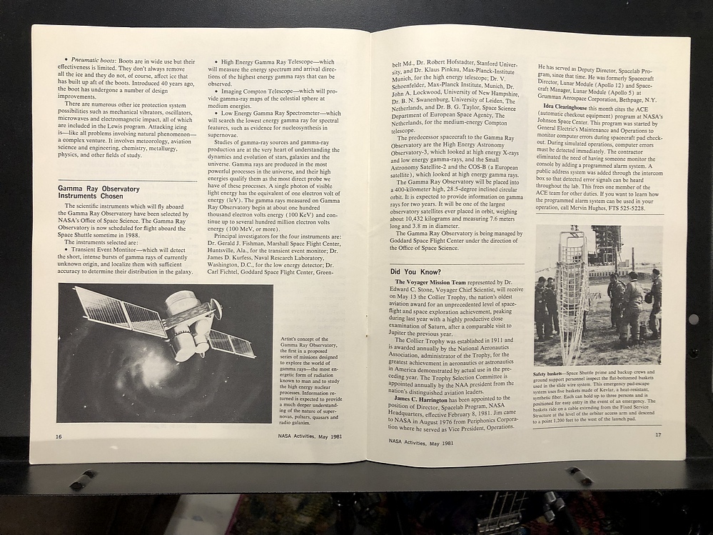 NASA Activities - May, 1981 - Parry Game Preserve