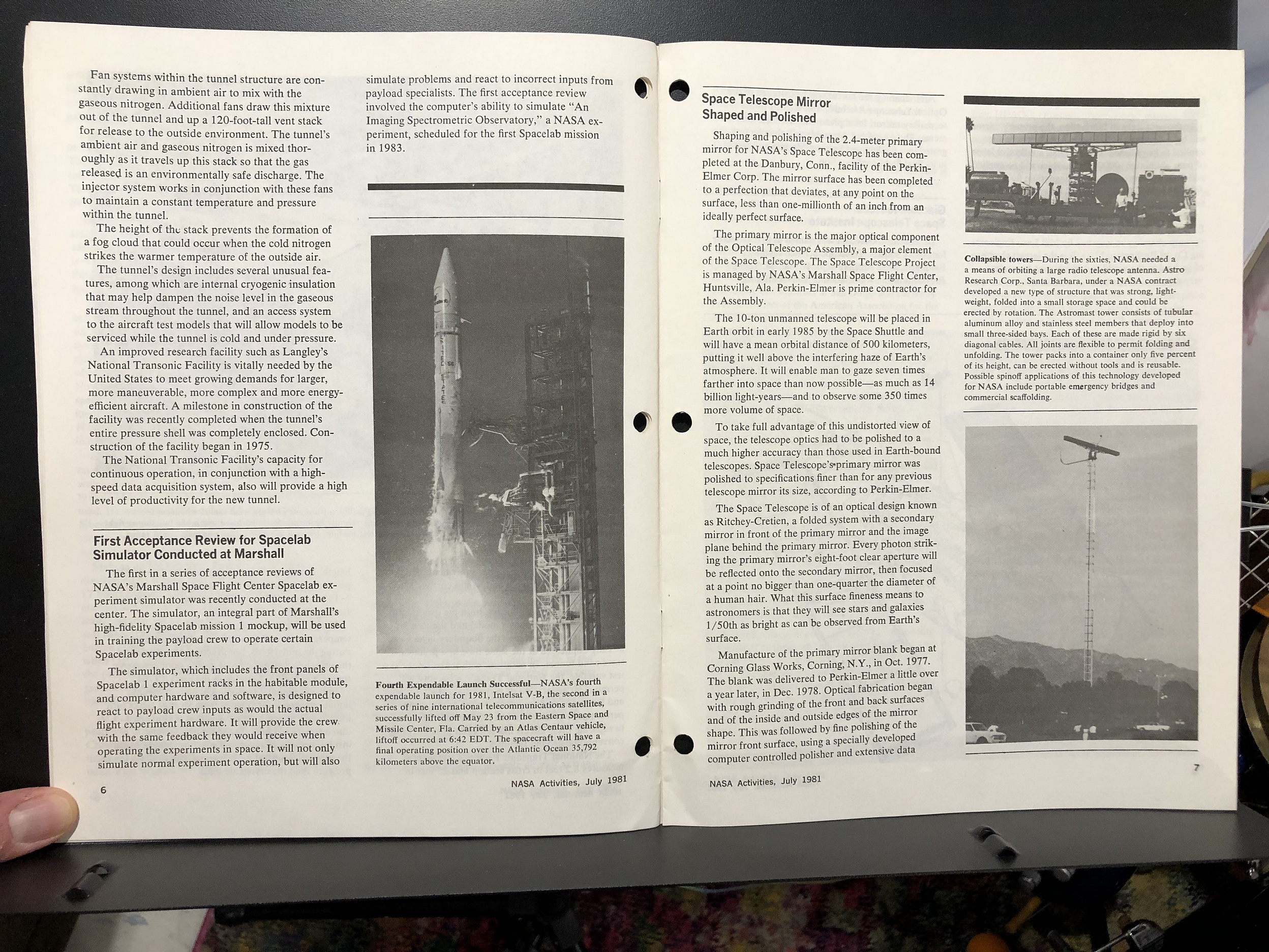 NASA Activities - July, 1981 - Parry Game Preserve