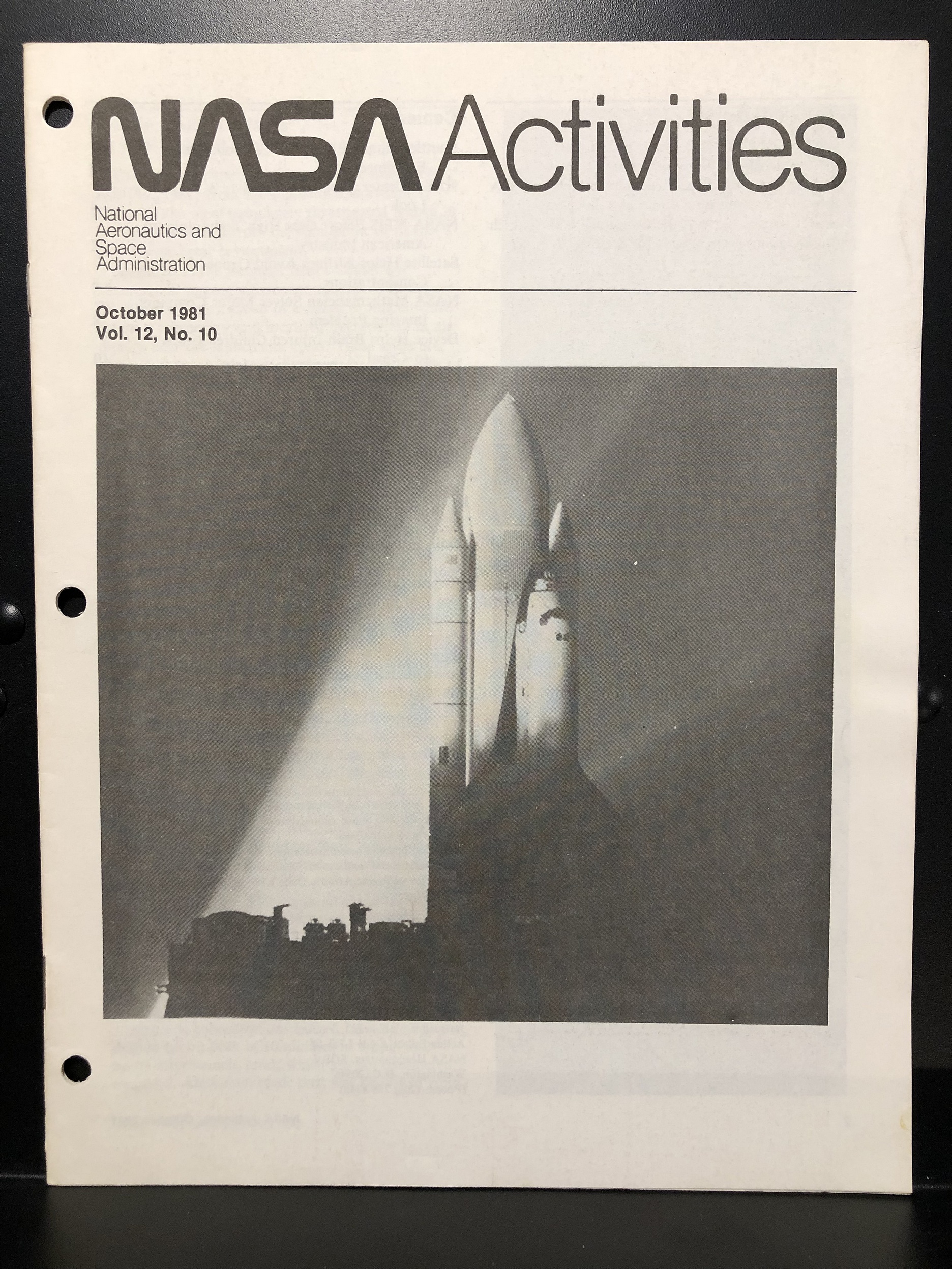 NASA Activities - October, 1981 - Parry Game Preserve