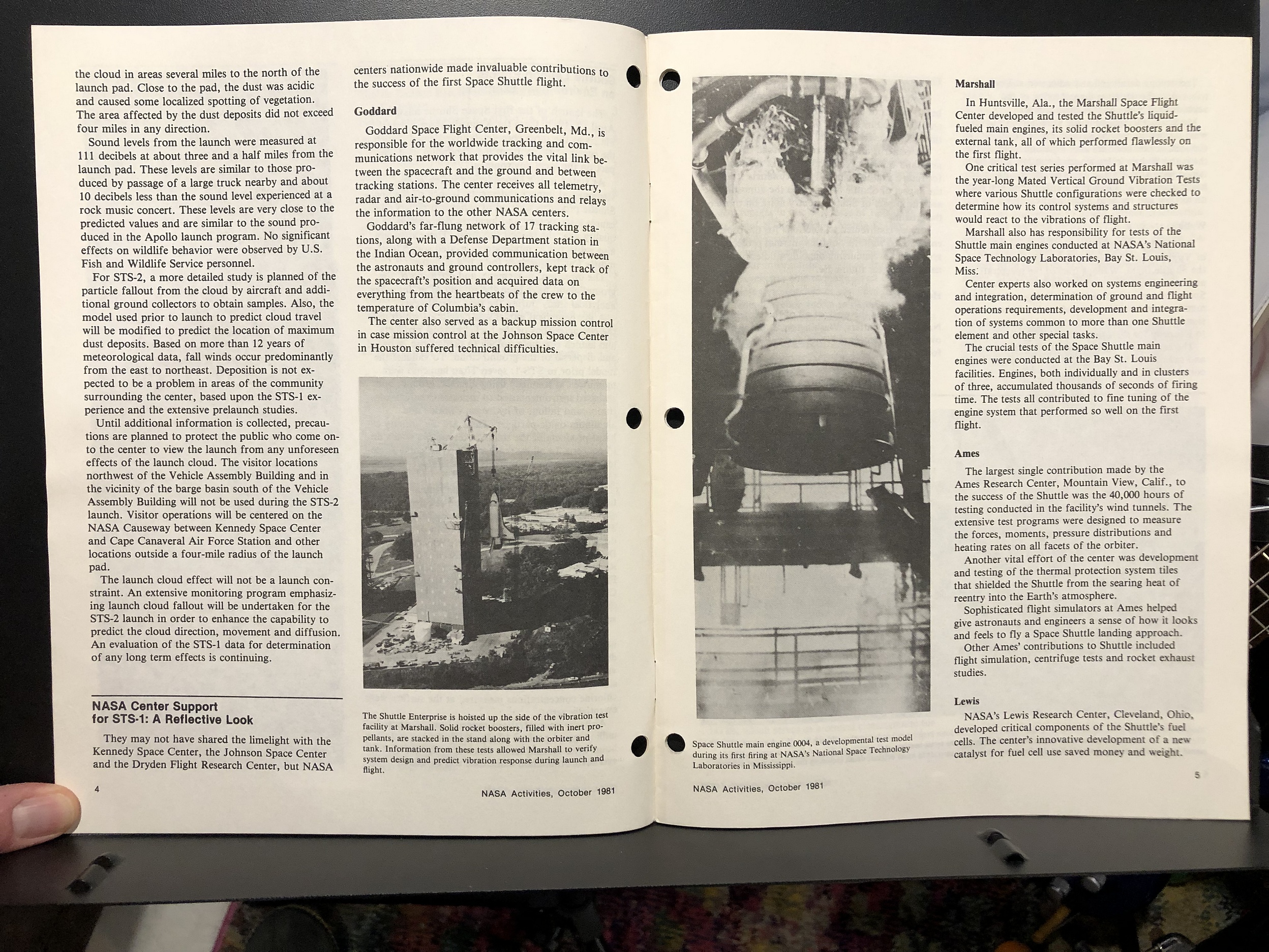 NASA Activities - October, 1981 - Parry Game Preserve