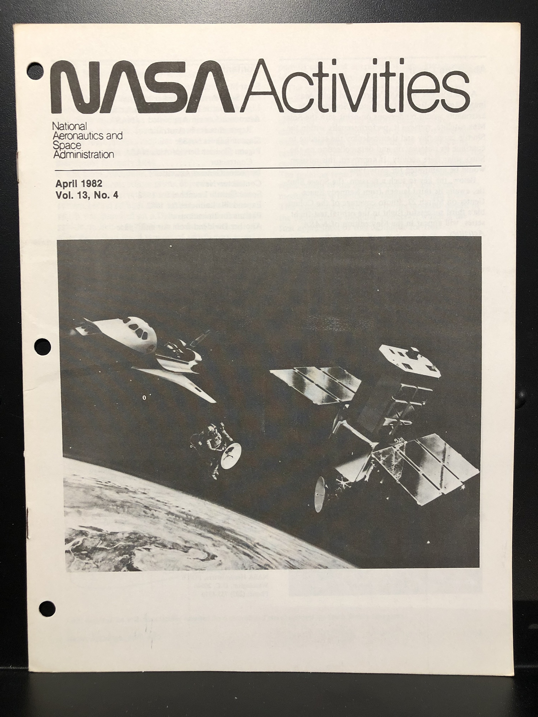 NASA Activities - April, 1982 - Parry Game Preserve