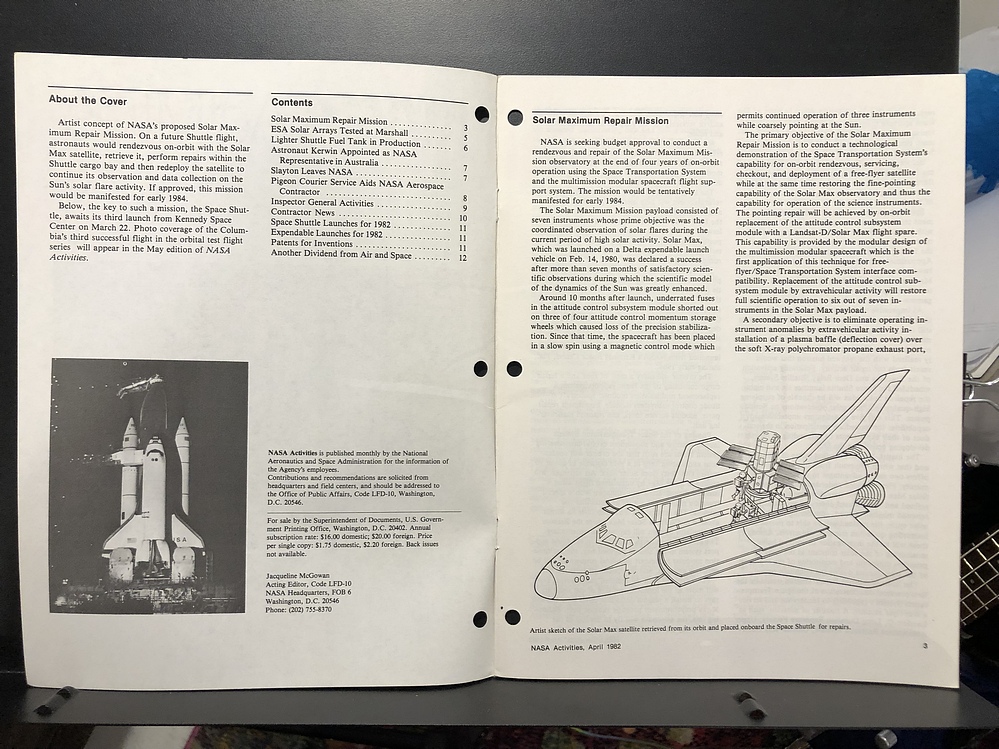 NASA Activities - April, 1982 - Parry Game Preserve