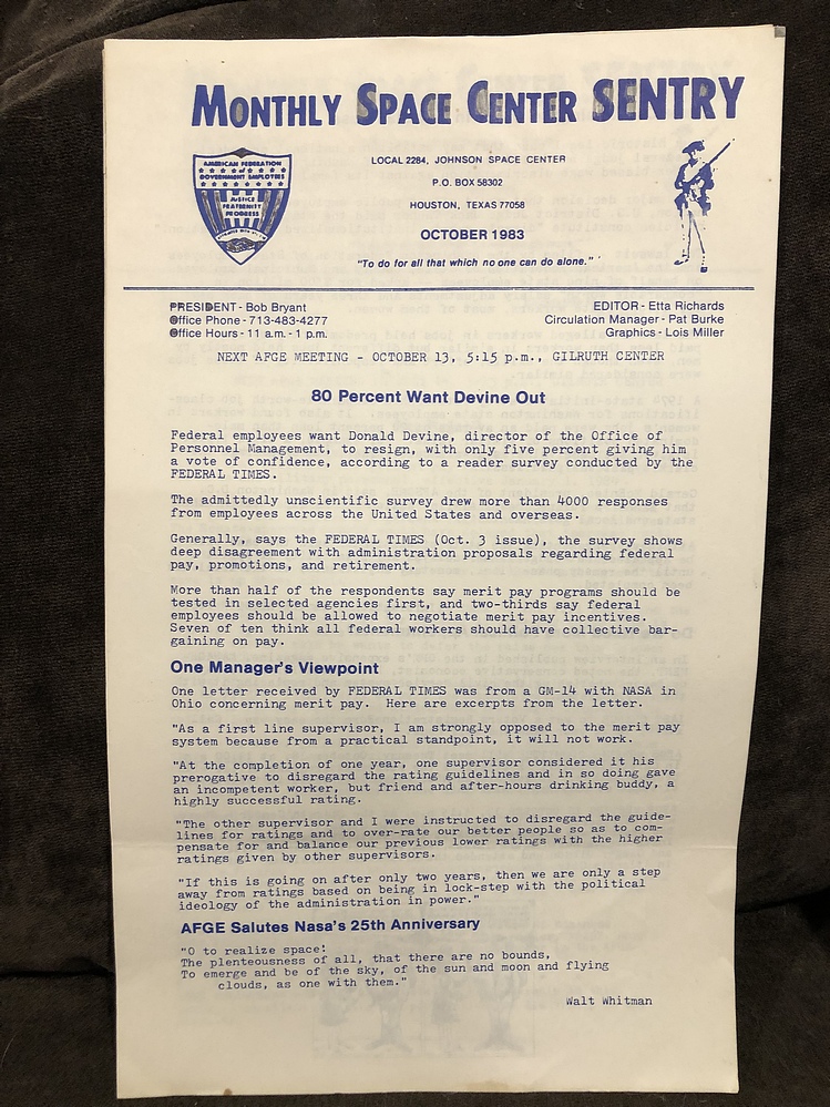 October, 1983 - Parry Game Preserve