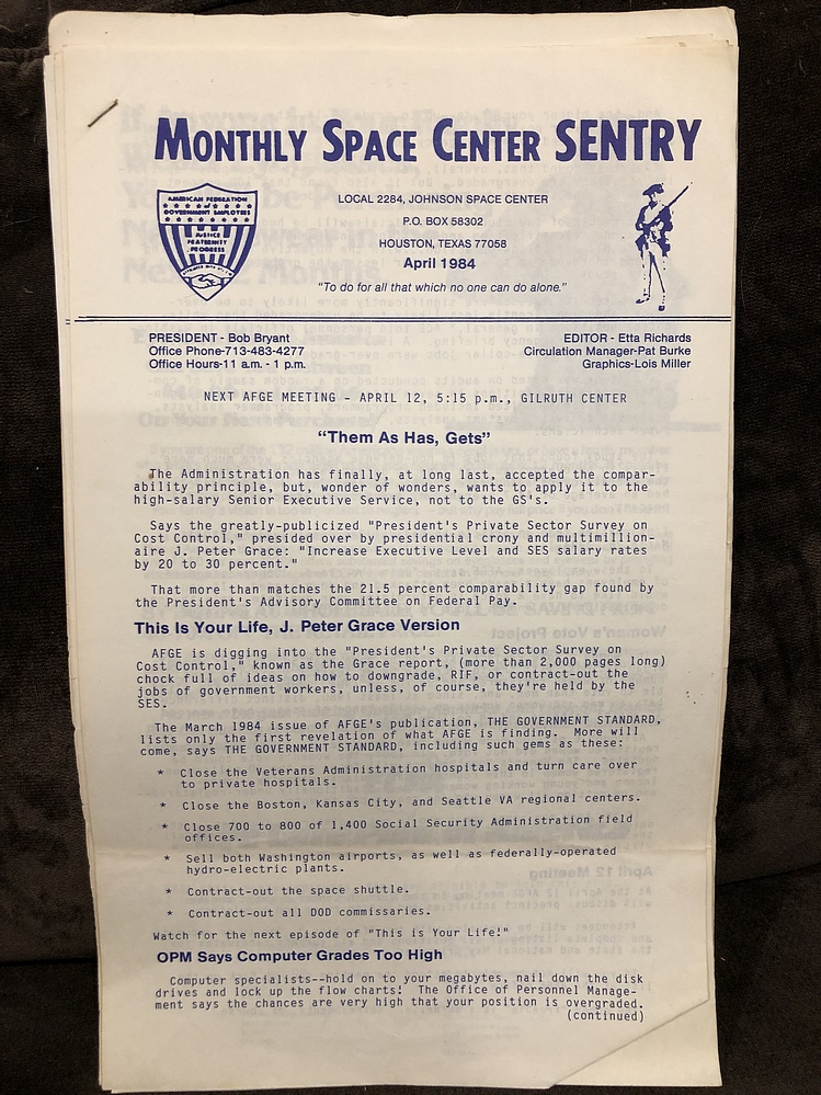 April, 1984 - Parry Game Preserve