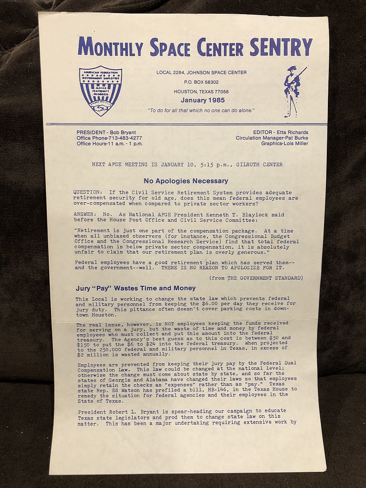 January, 1985 - Parry Game Preserve