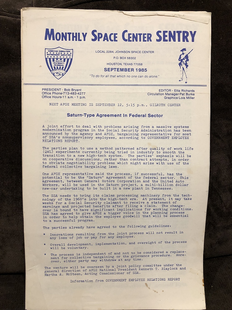 September, 1985 - Parry Game Preserve