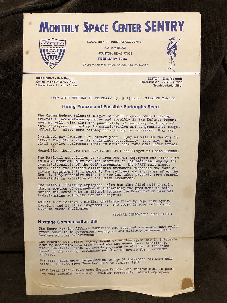 February, 1986 - Parry Game Preserve