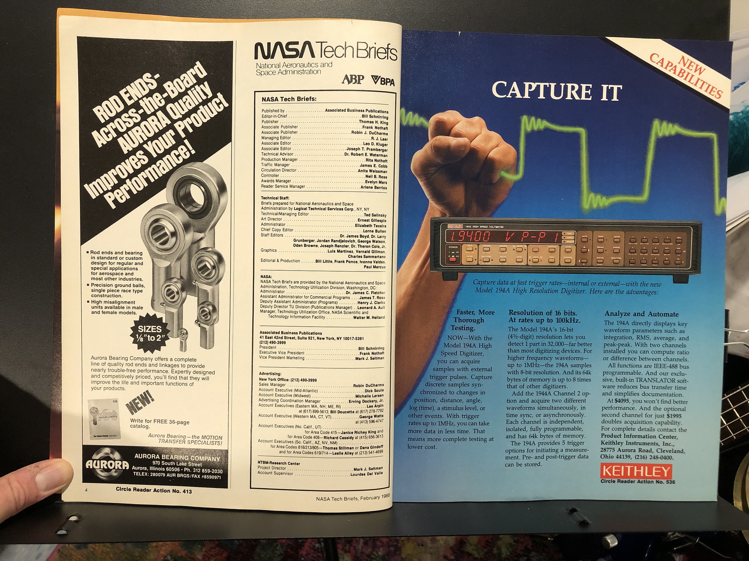 NASA Tech Briefs Magazine - February, 1988 - Parry Game Preserve