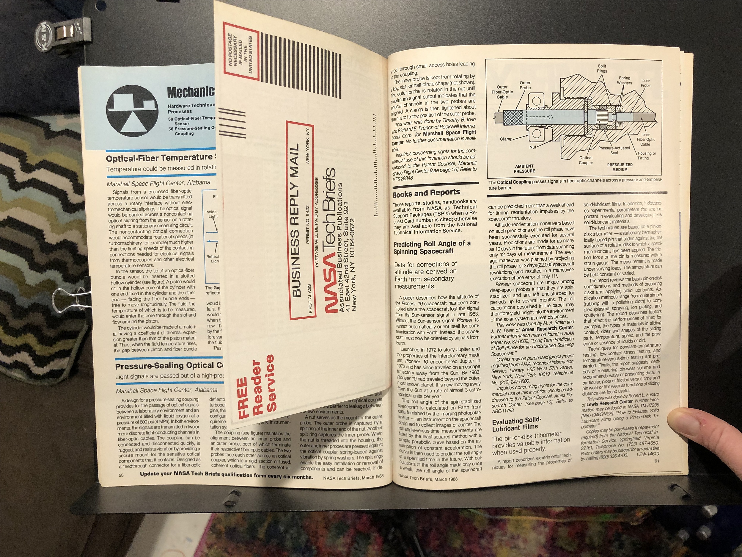NASA Tech Briefs Magazine - March, 1988 - Parry Game Preserve