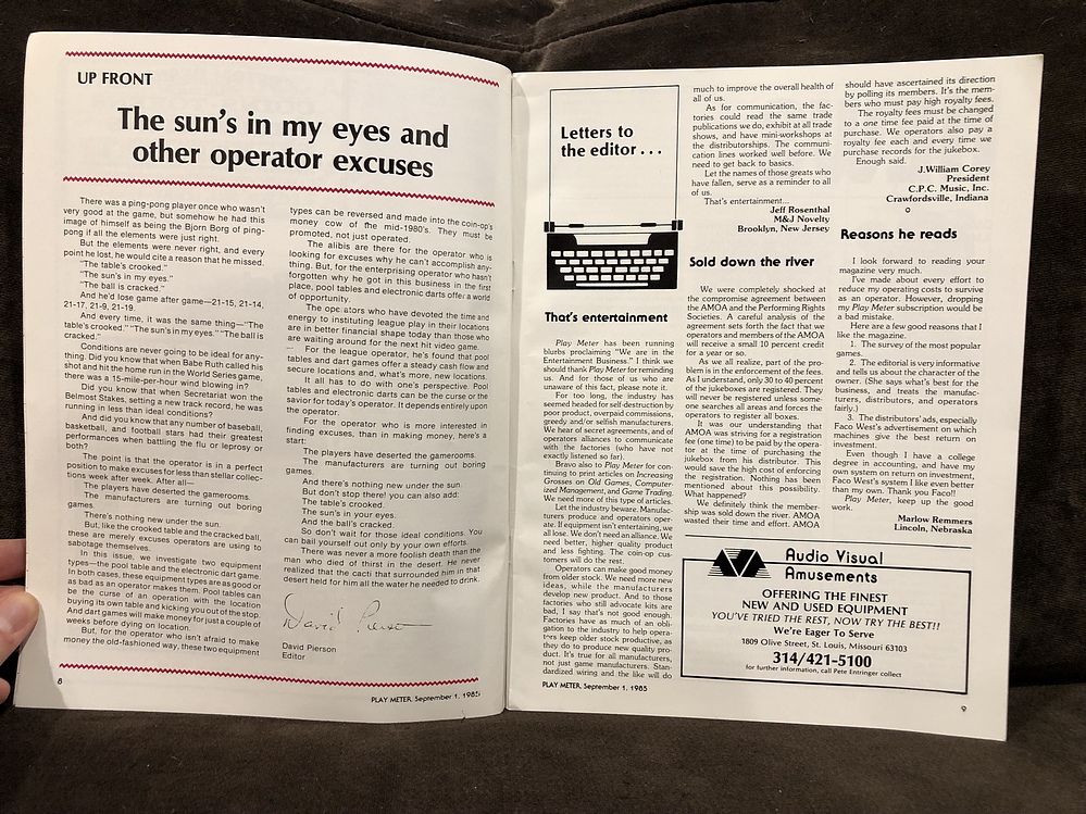 September 1, 1985 - Parry Game Preserve