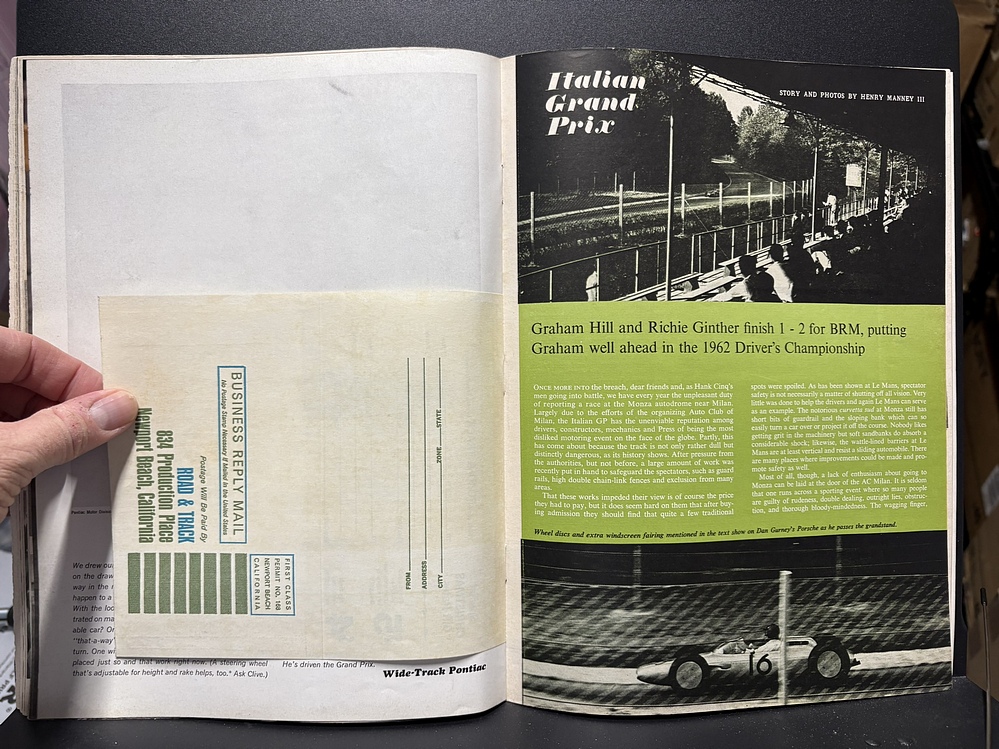 Road & Track - December, 1962 - Parry Game Preserve