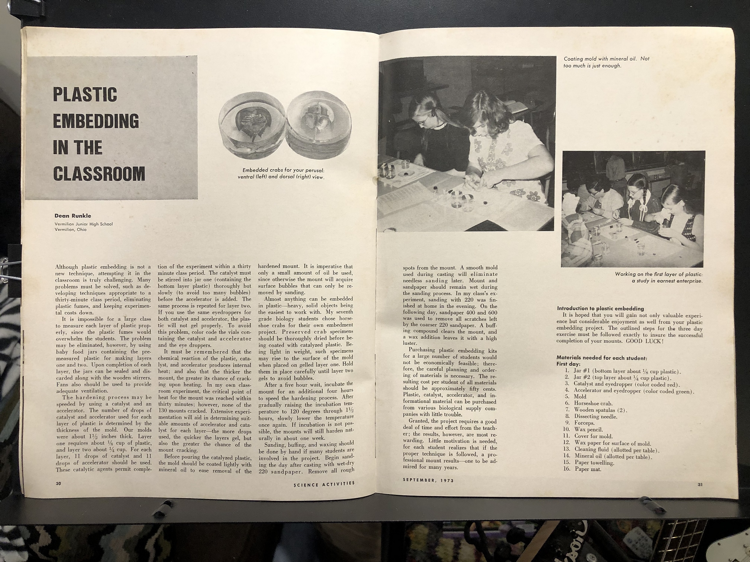 Science News Explores - September, 1973 - Parry Game Preserve
