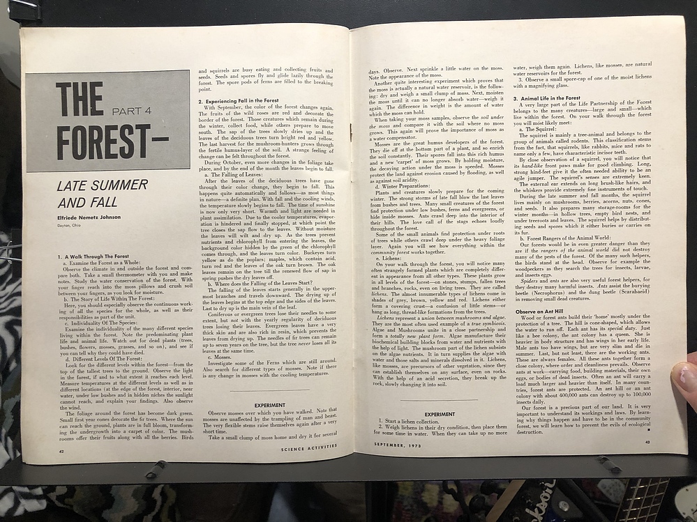 Science News Explores - September, 1973 - Parry Game Preserve
