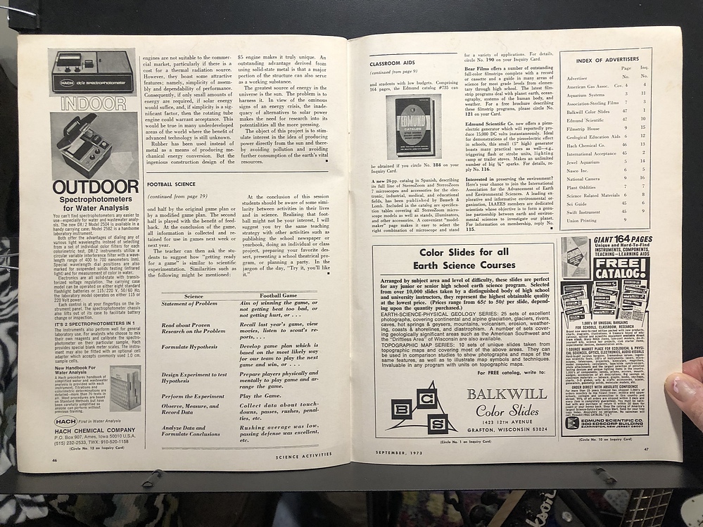 Science News Explores - September, 1973 - Parry Game Preserve