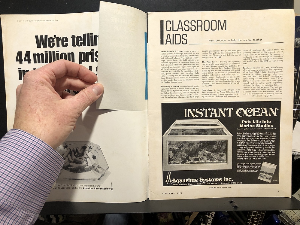 Science News Explores - September, 1973 - Parry Game Preserve