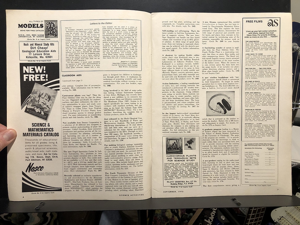 Science News Explores - September, 1973 - Parry Game Preserve