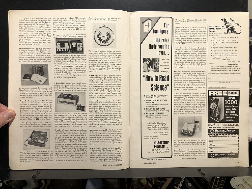 Science News Explores - September, 1973 - Parry Game Preserve