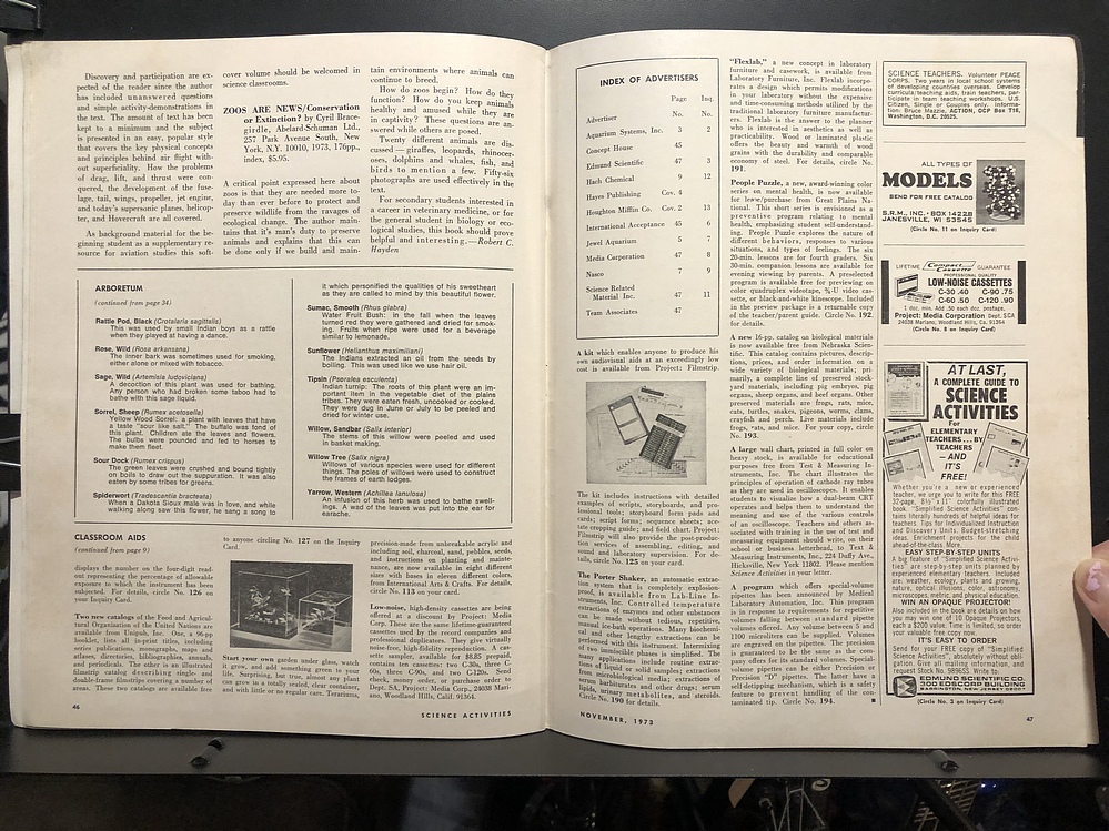 Science News Explores - November, 1973 - Parry Game Preserve