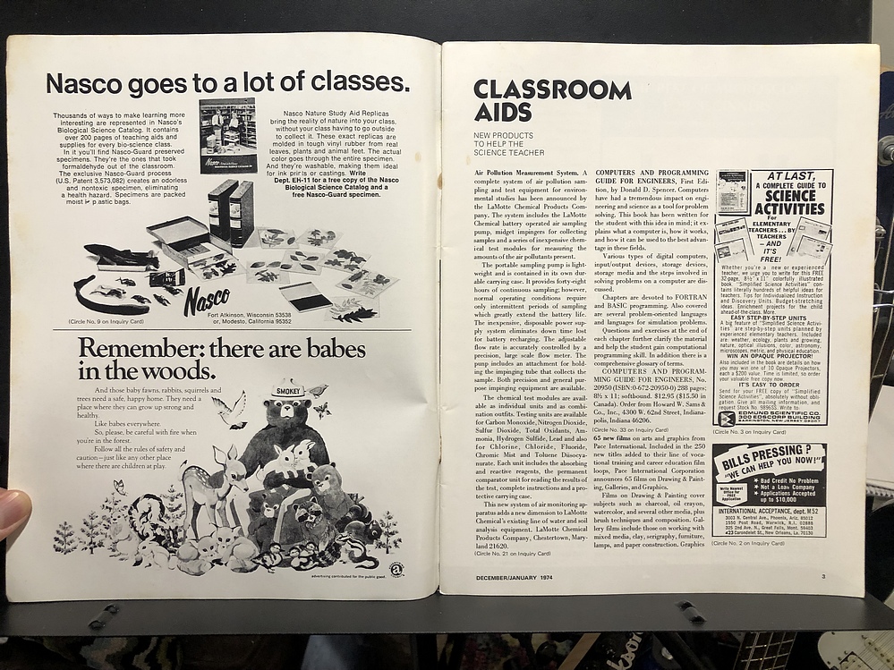 Science News Explores - January, 1974 - Parry Game Preserve
