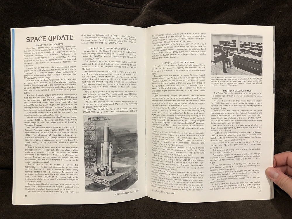Space World - April, 1982 - Parry Game Preserve