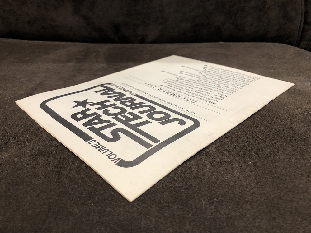 Star Tech Journal - December, 1981 - Parry Game Preserve