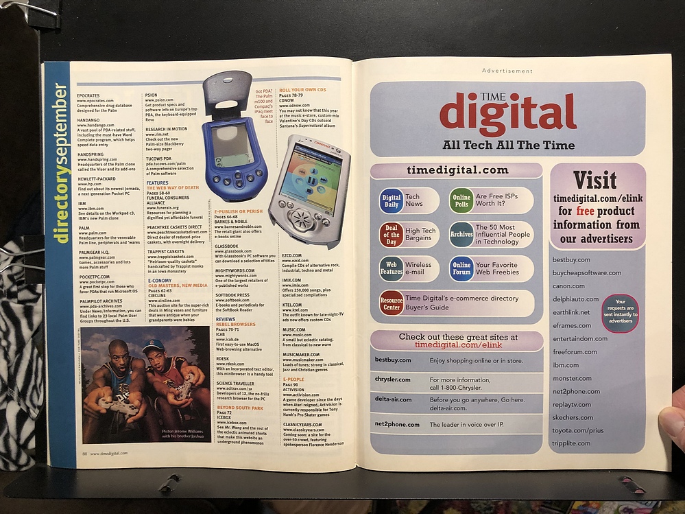 Time - Digital, September, 2000 - Parry Game Preserve