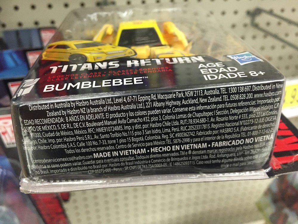 Transformers - Generations - Titans Return (2016-2017) - Bumblebee ...