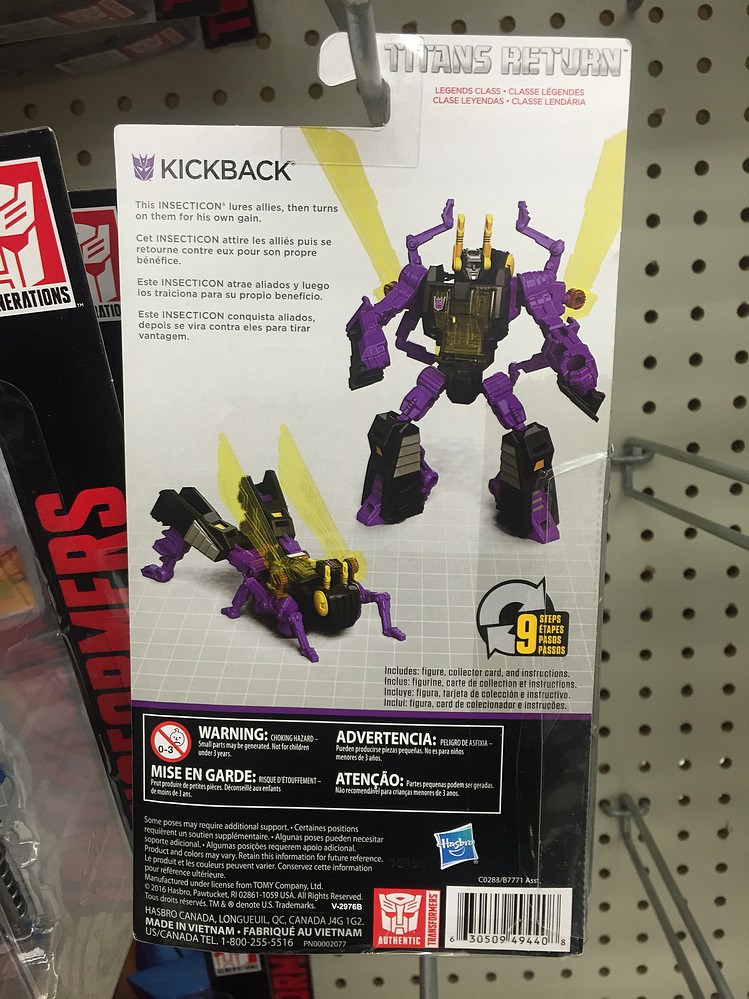 Transformers - Generations - Titans Return (2016-2017) - Kickback ...