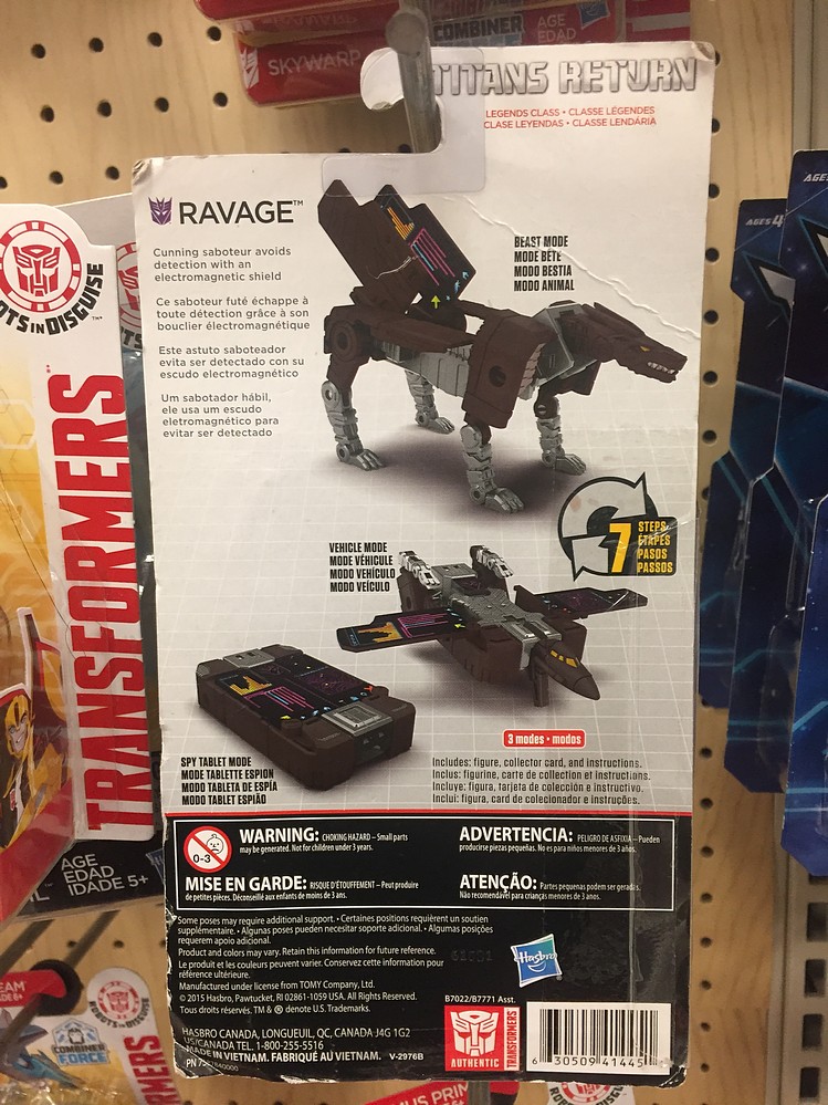 Transformers - Generations - Titans Return (2016-2017) - Ravage Legends ...